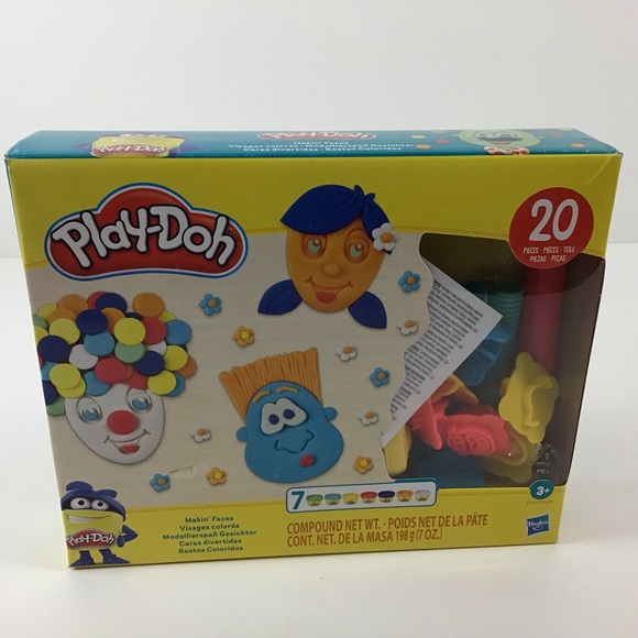 Hasbro Play-Doh | Toys | Hasbro Playdoh Makin Faces 2 Piece Kit ...